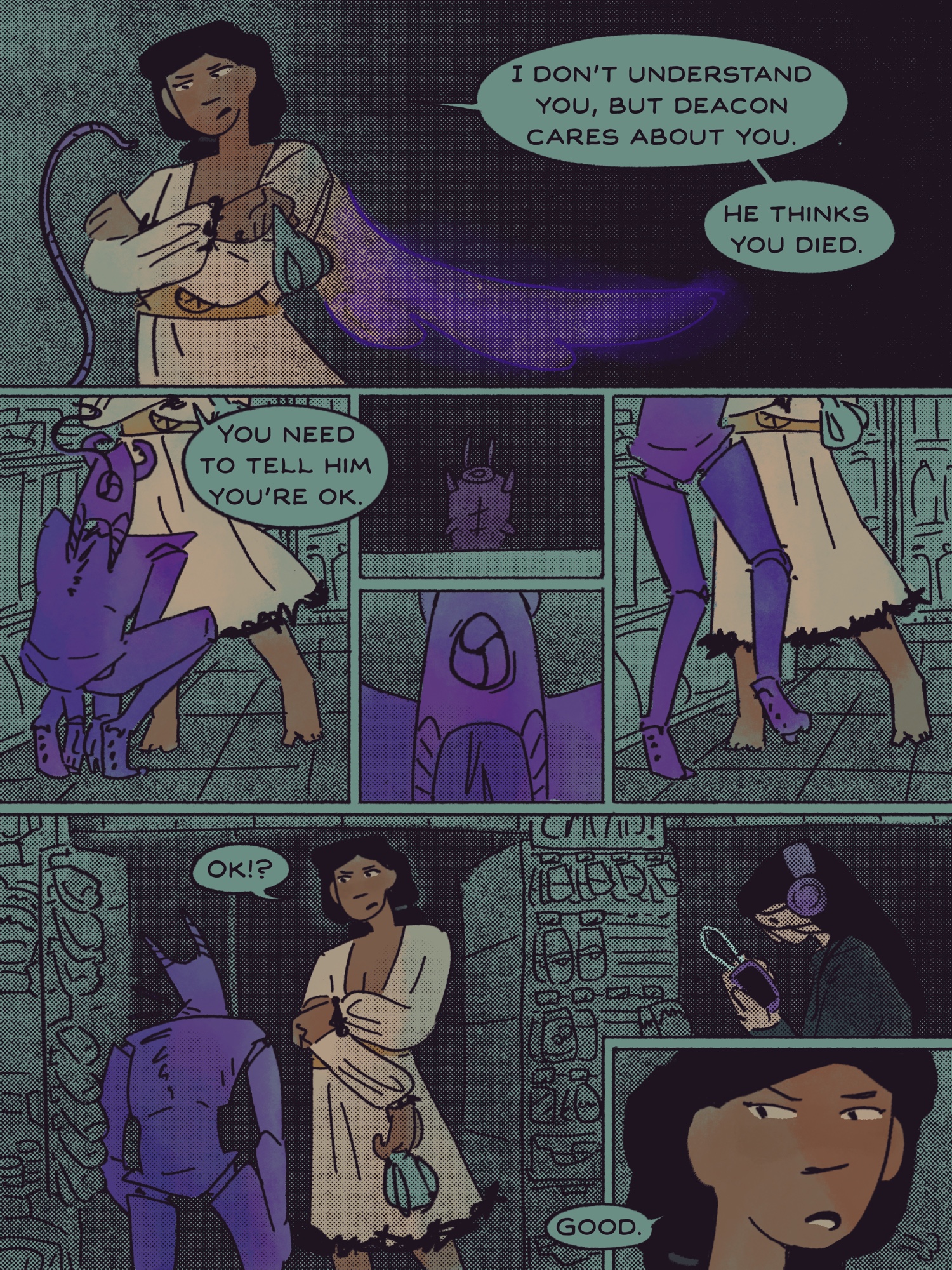 Angel of Indigo Light